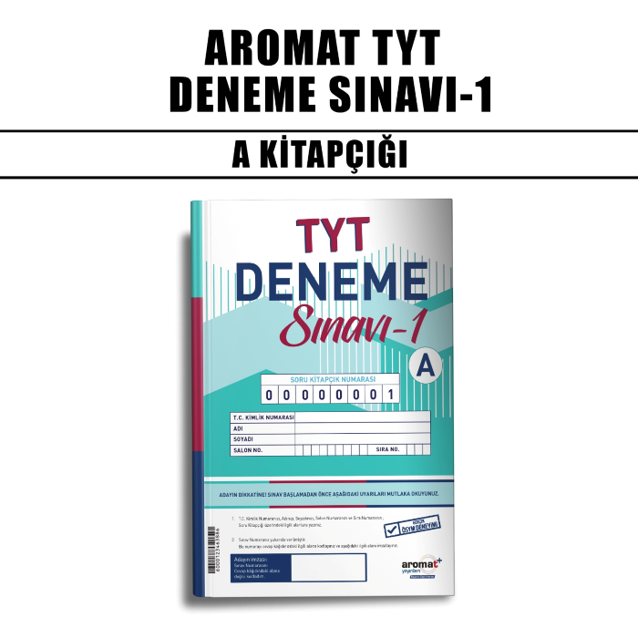 AROMAT TYT DENEME SINAVI 1-A - 2024